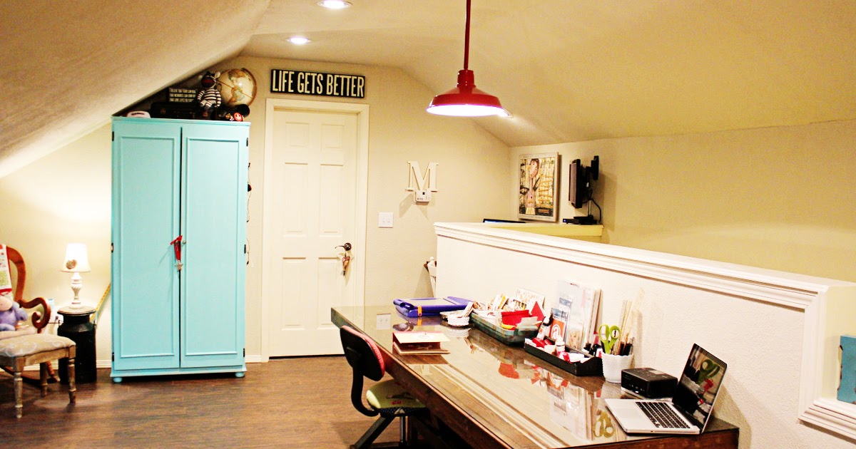 Where I Create: My Scrapbook Room Tour - where home + art collide