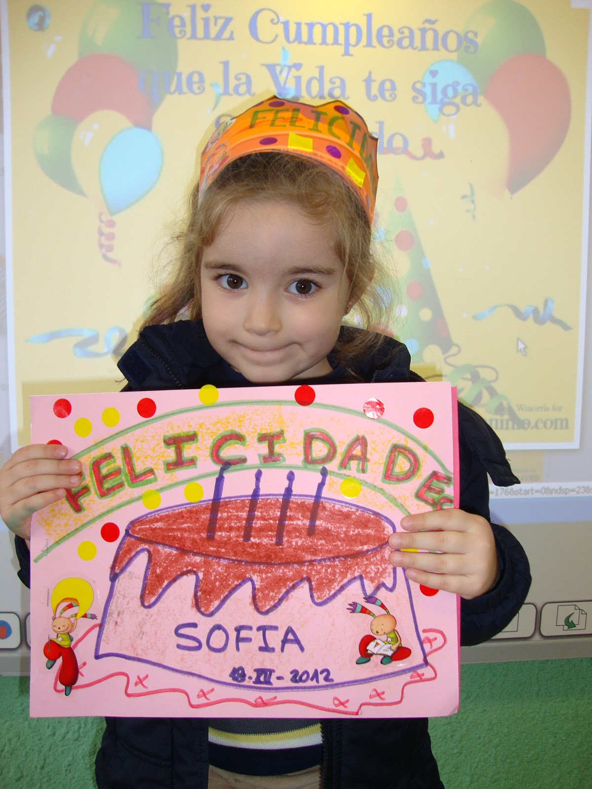 LOS PEQUES DE FELI: !FELIZ CUMPLEAÑOS SOFÍA!