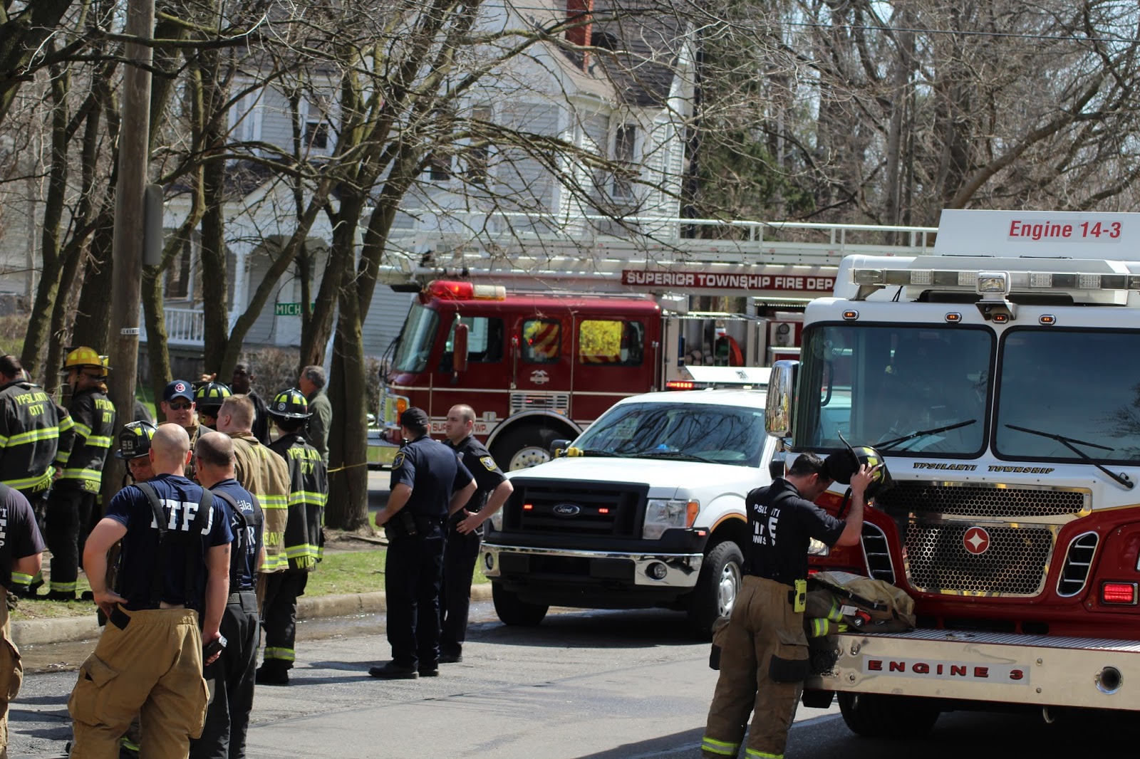 Purple Walrus Press: House fire Normal Street in Ypsilanti Sunday.