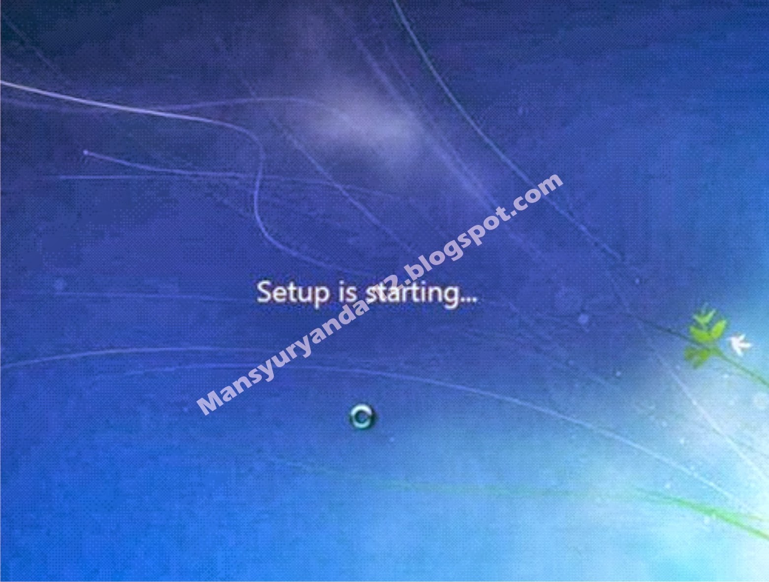 Tutorial penginstalan windows 7