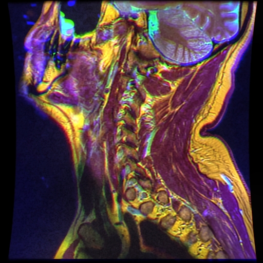 Nevit's blog: Color MRI of the Cervical Spine