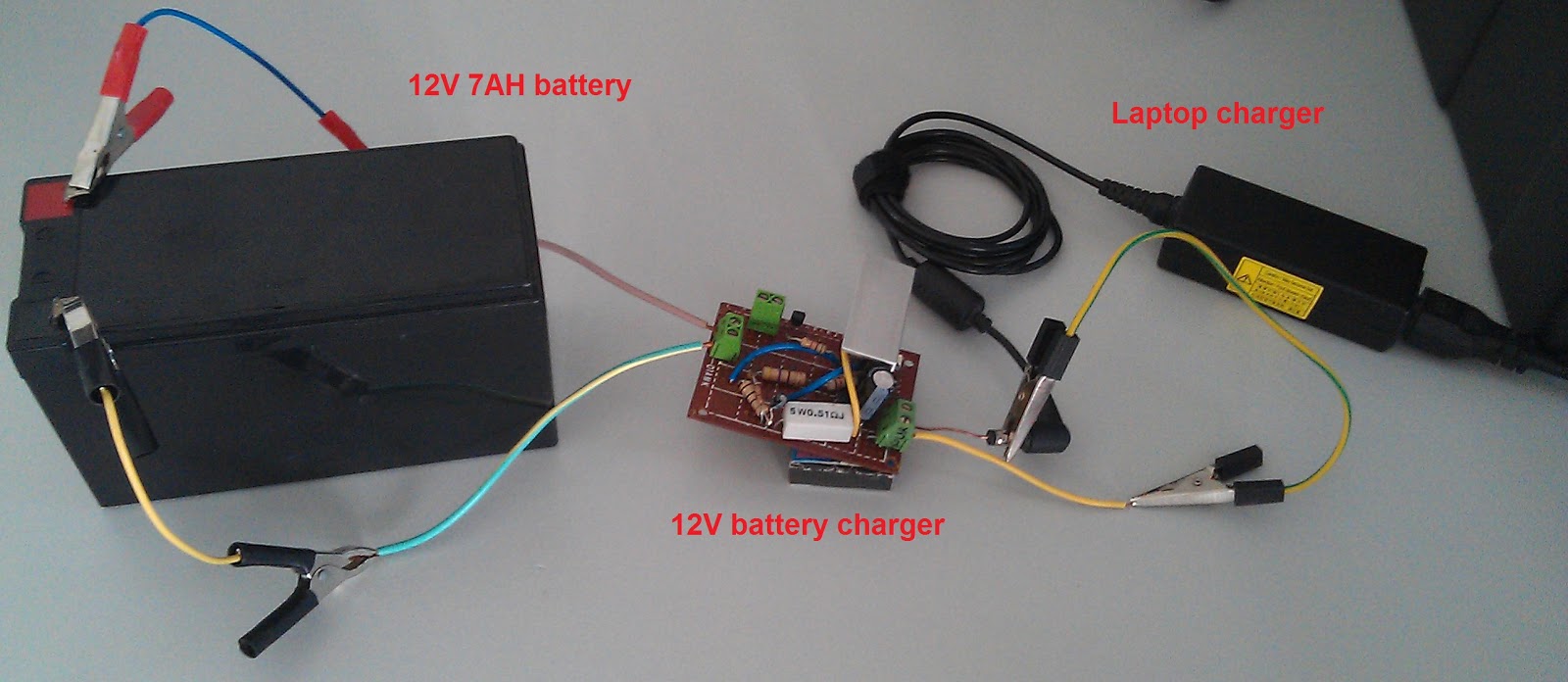My techz: Homemade 12V Sealed-Lead-Acid Battery Charger