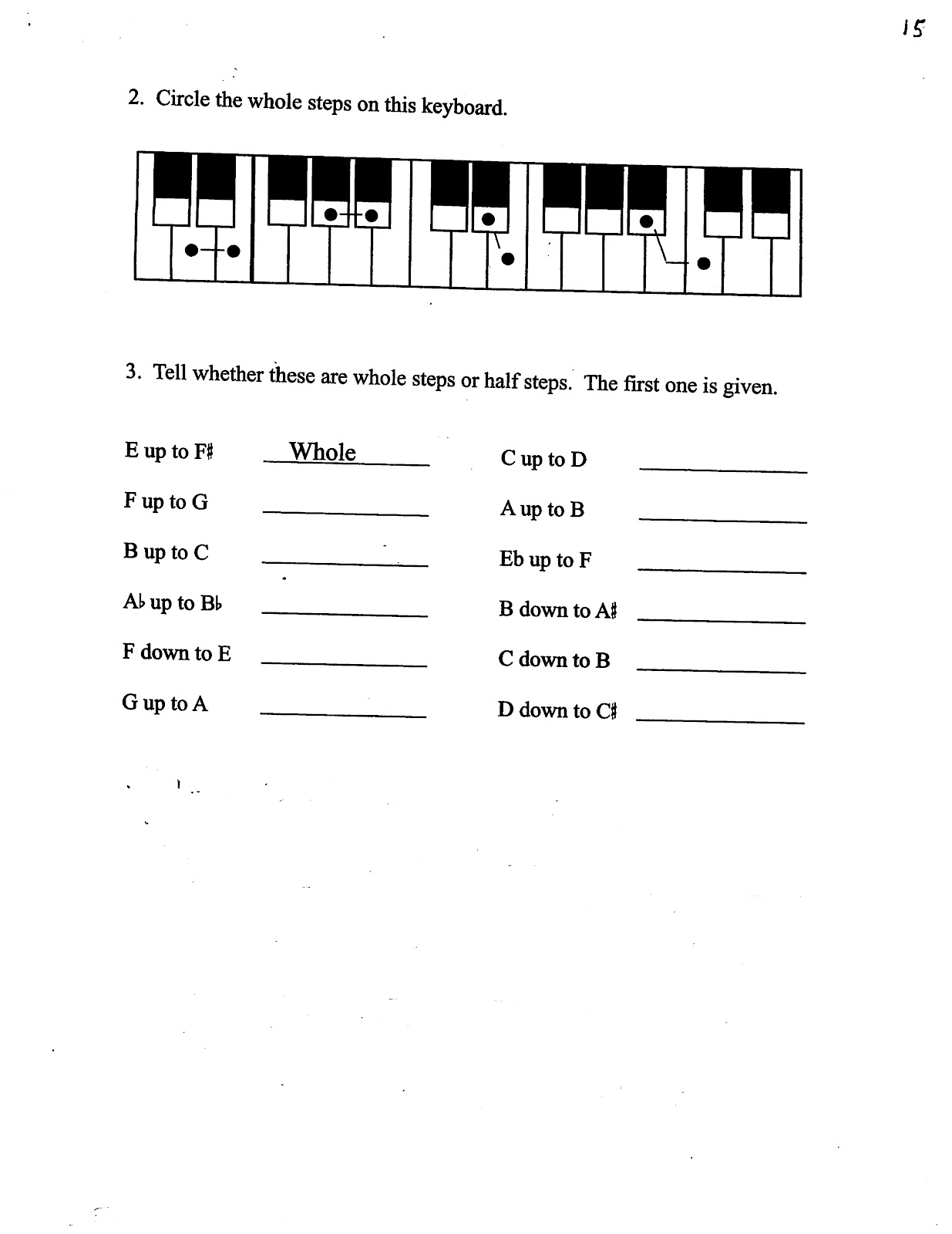 Miss Jacobson's Music: THEORY #10: HALF STEPS-WHOLE STEPS