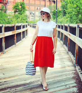 Amy's Creative Pursuits: How To Style A Summer Skirt For Fall