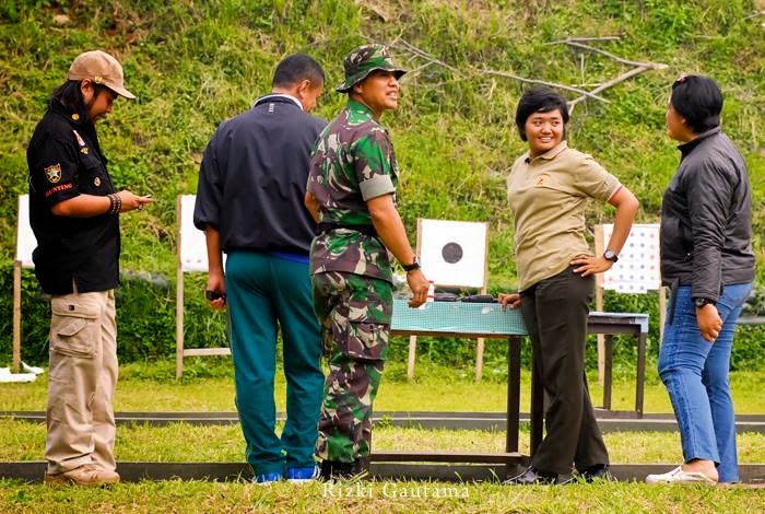 Cimahi shooting and hunting club: Foto kegiatan di Lapangan Pusdikpom