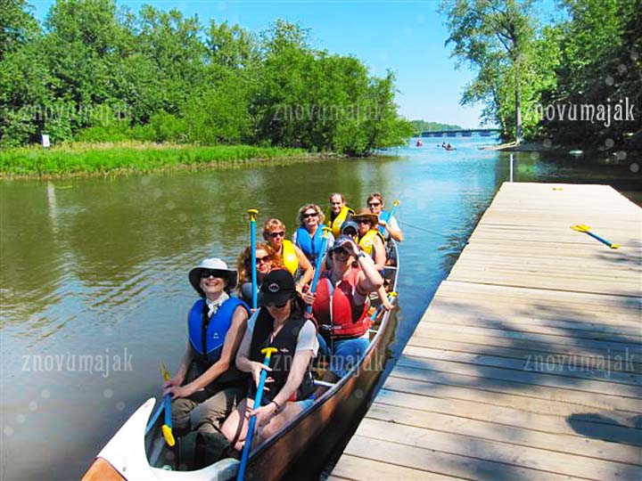 Rabaska v Parku Rivière-des-Mille-Iles - Rabaska in Parc de la Rivière ...