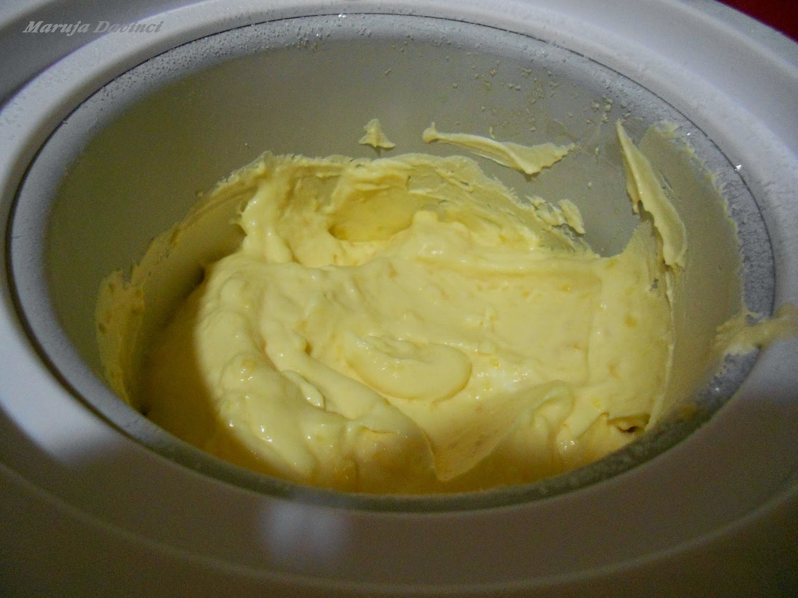 Helado de flan sin azúcar