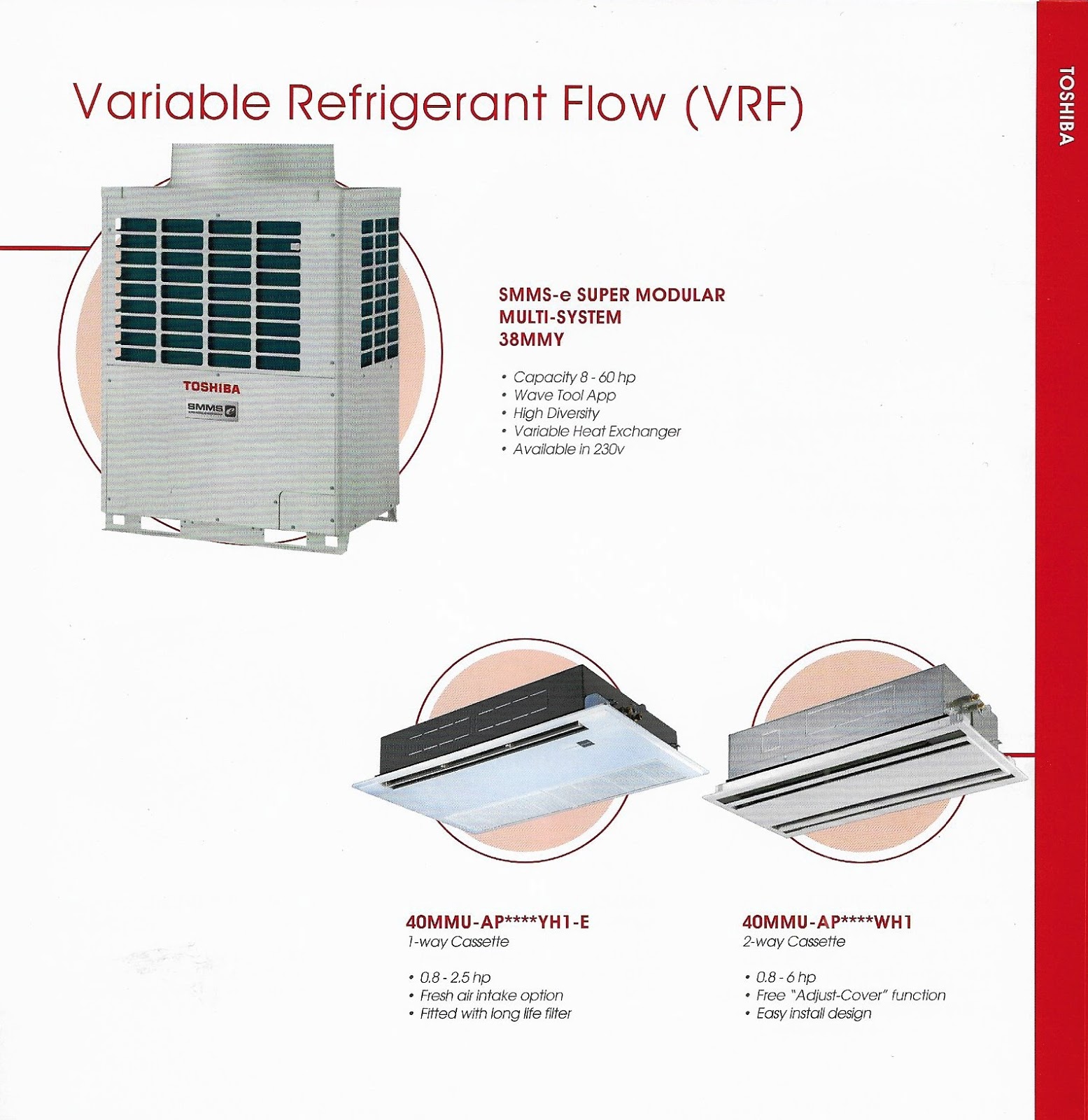 MaximaxSystems.com: TOSHIBA VRF SMMS 7 AIR CONDITIONER