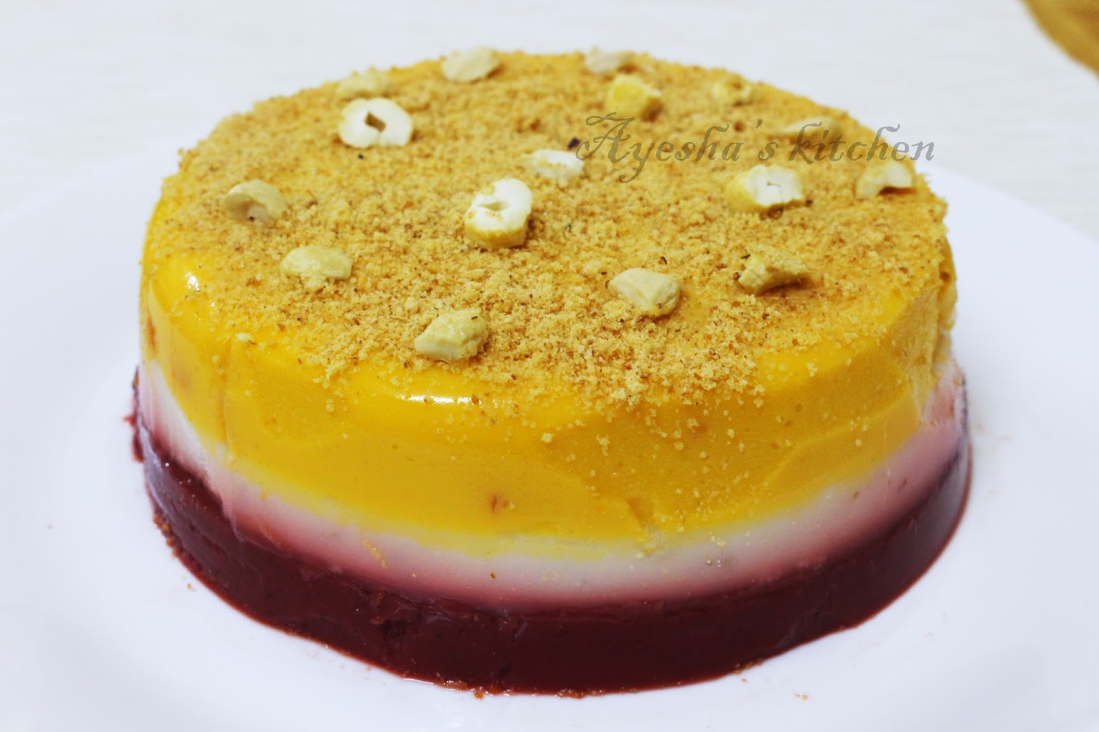 TRIPLE LAYERED PUDDING / THREE LAYERED PUDDING