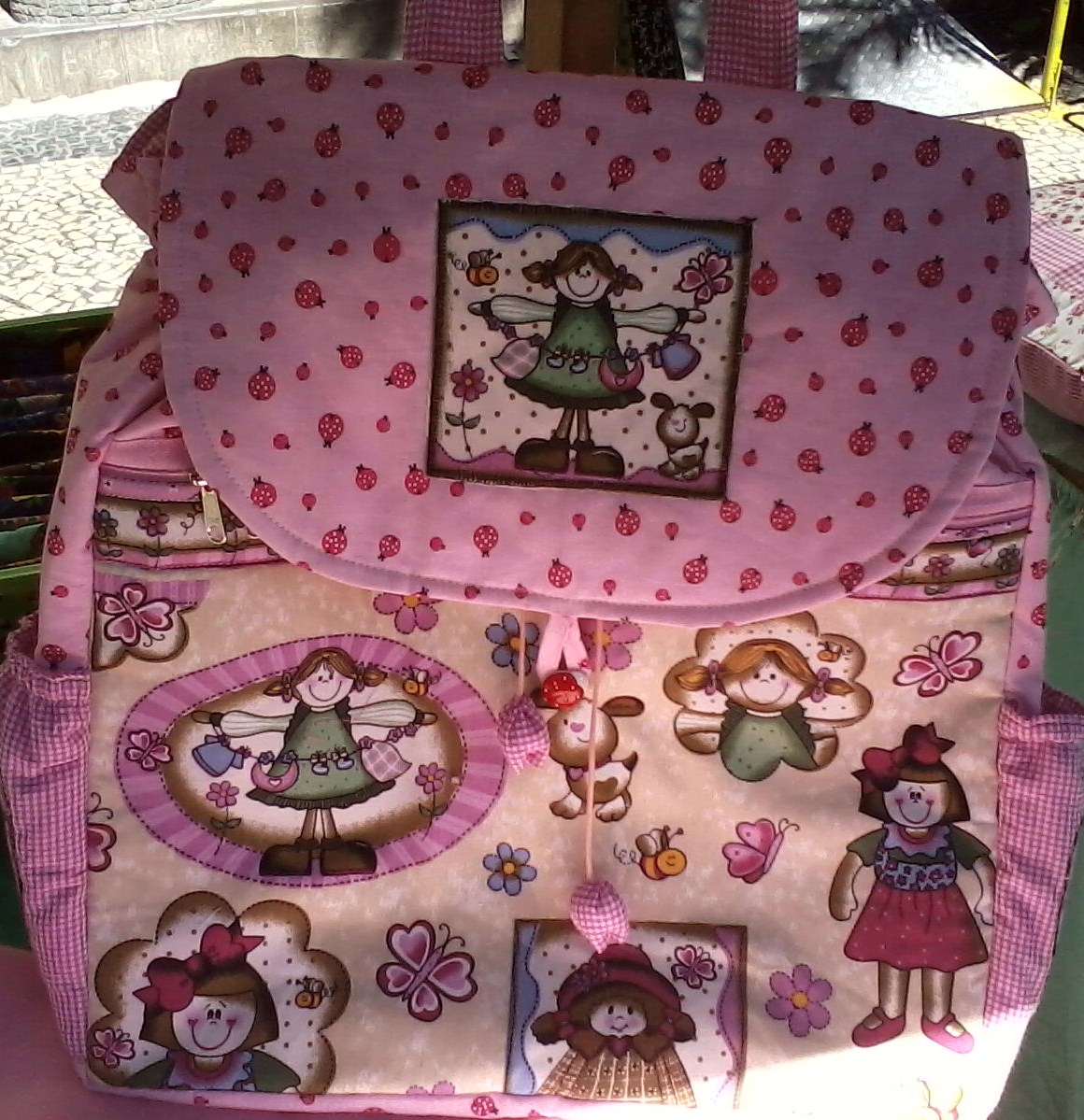 Bichos de Patch: Mochila Patchwork