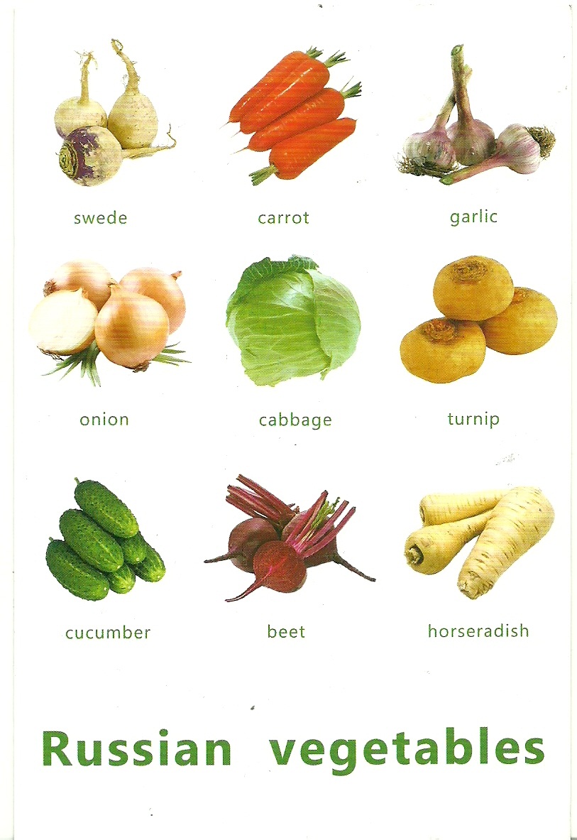 postcards2lufra: Russian Vegetables