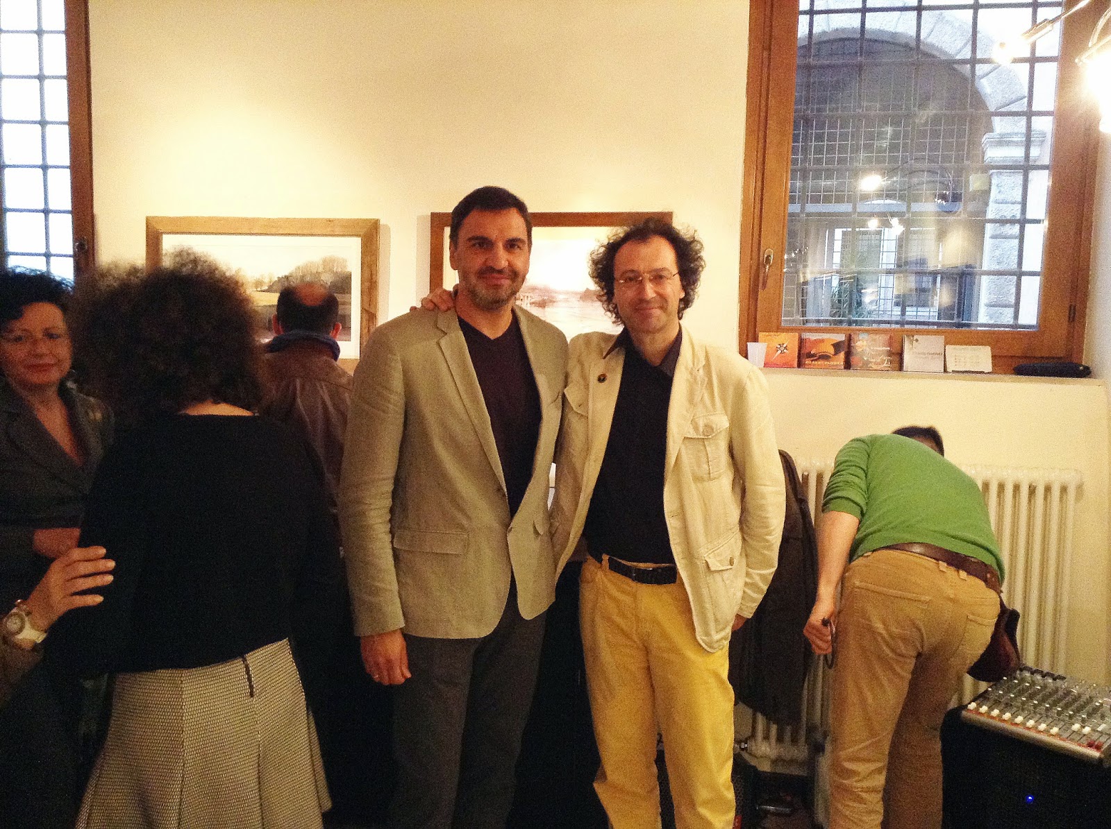 Francisco Castro: Junto a Marco Fazzini, organizador de esta muestra de ...