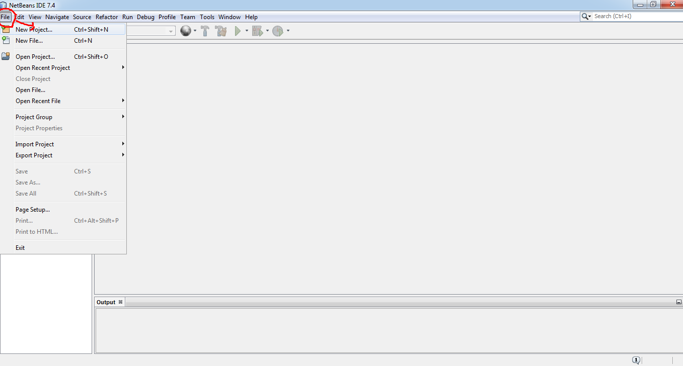 Contoh Aplikasi Java: Membuat Project di Netbeans