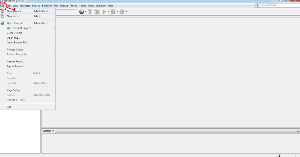 Contoh Aplikasi Java: Membuat Project di Netbeans