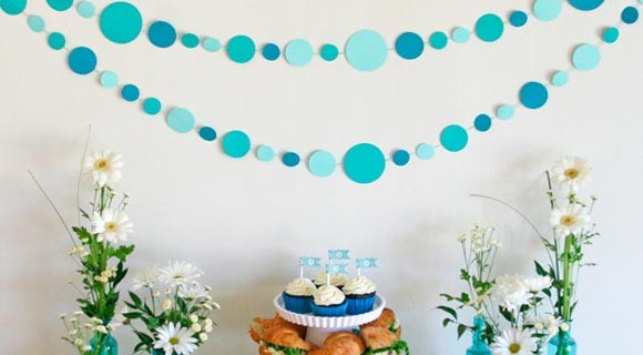 Mi Fiesta Creativa: Decora una fiesta con círculos de papel