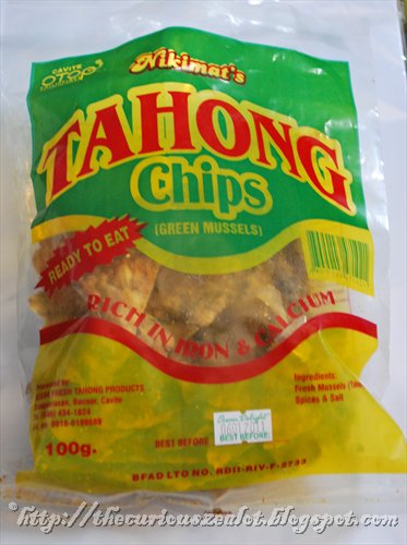 The Curious Zealot: Interesting Finds: Tahong Chips (Green Mussel chips)