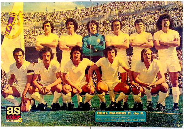 EQUIPOS DE FÚTBOL: REAL MADRID C. F. / Temporadas: 1970-1971 a la 1979-1980