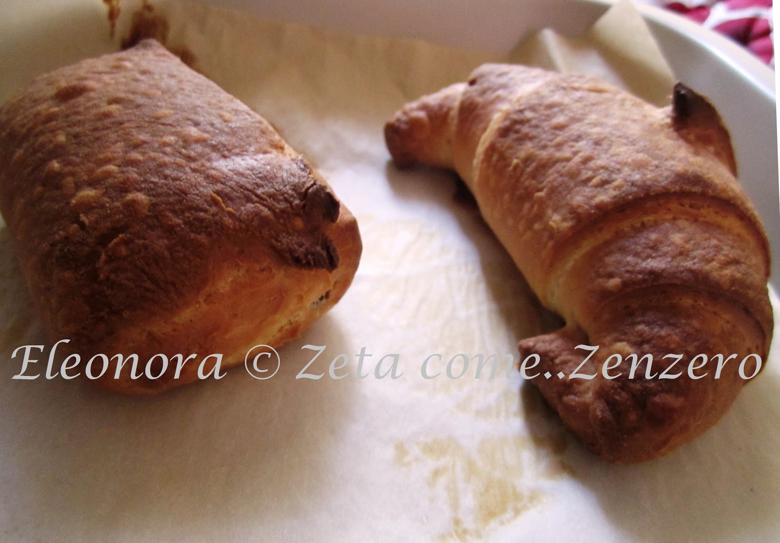 Zeta come.. Zenzero: CORNETTI SFOGLIATI SENZA UOVA, PER UN DOLCE RISVEGLIO