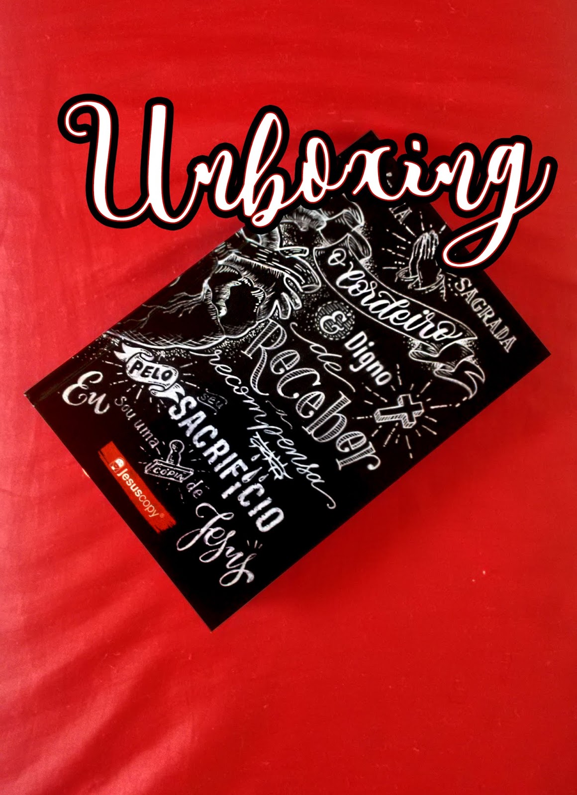 Unboxing Bíblia Lettering JesusCopy