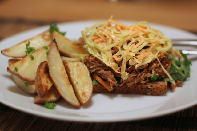 Langstekt svinebog aka "Pulled Pork" - svinaktig godt!