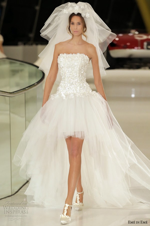 Short High Low Wedding Gowns 2015 Bridal And Wedding Inspiration