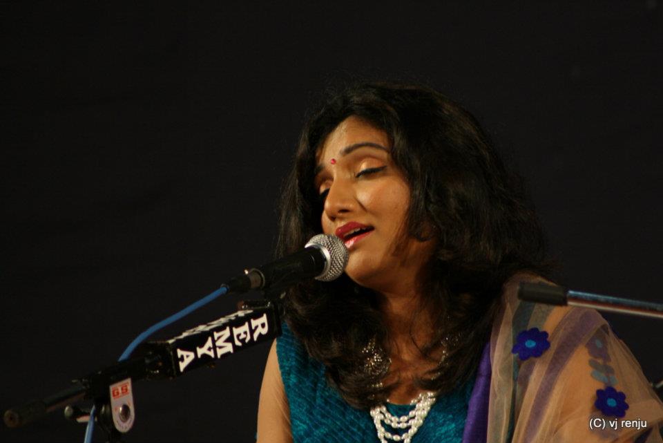 playback singer Manjari cute stills