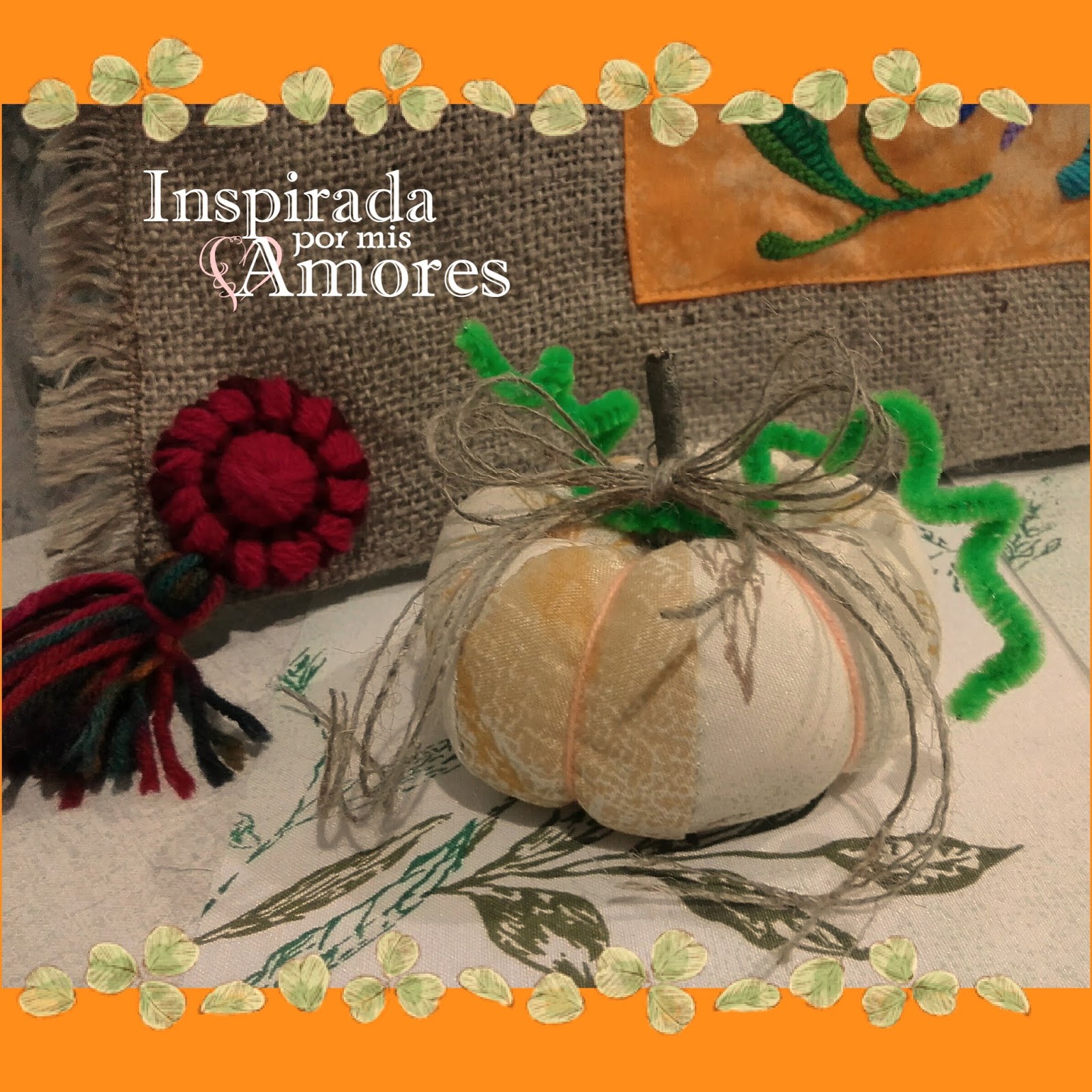 Inspirada por mis amores: CALABAZA DE PATCHWORK