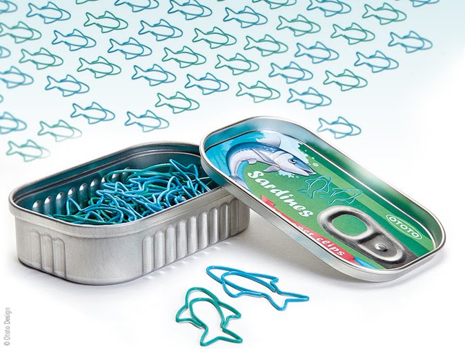 Sardine Paper Clips : Conserve de Trombones - MaxiTendance