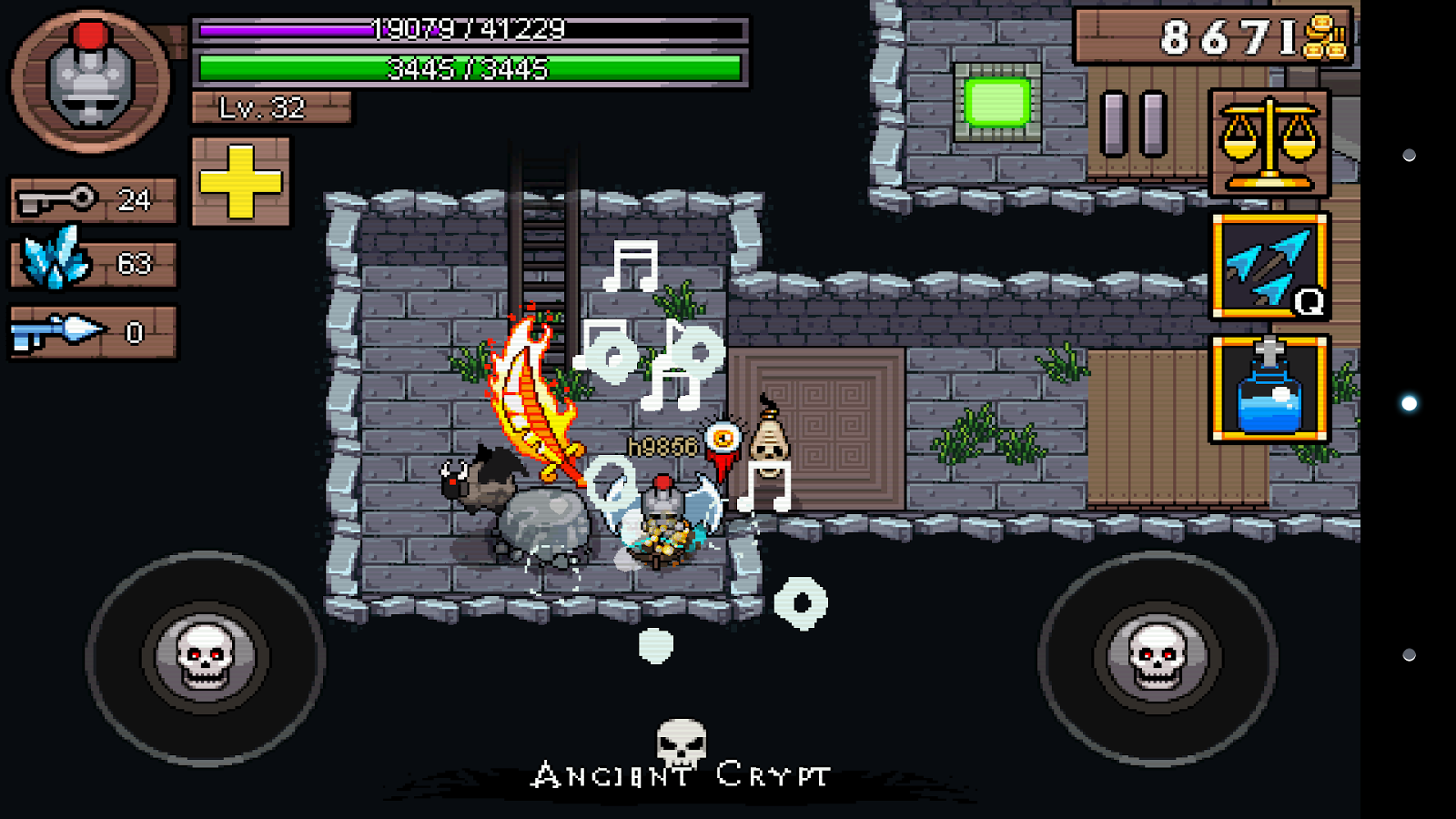 Hero Siege - 遊戲UI典藏：介面、選單與畫面截圖 - 吹著魔笛的浮士德