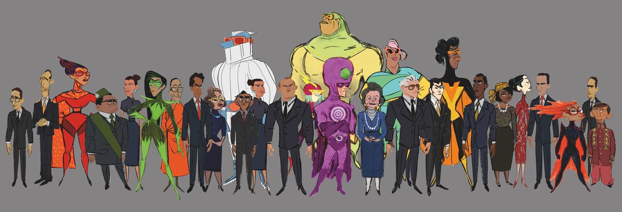 NEW!! Incredibles 2 - Heroes & Villains Bonus Content and Fun Button