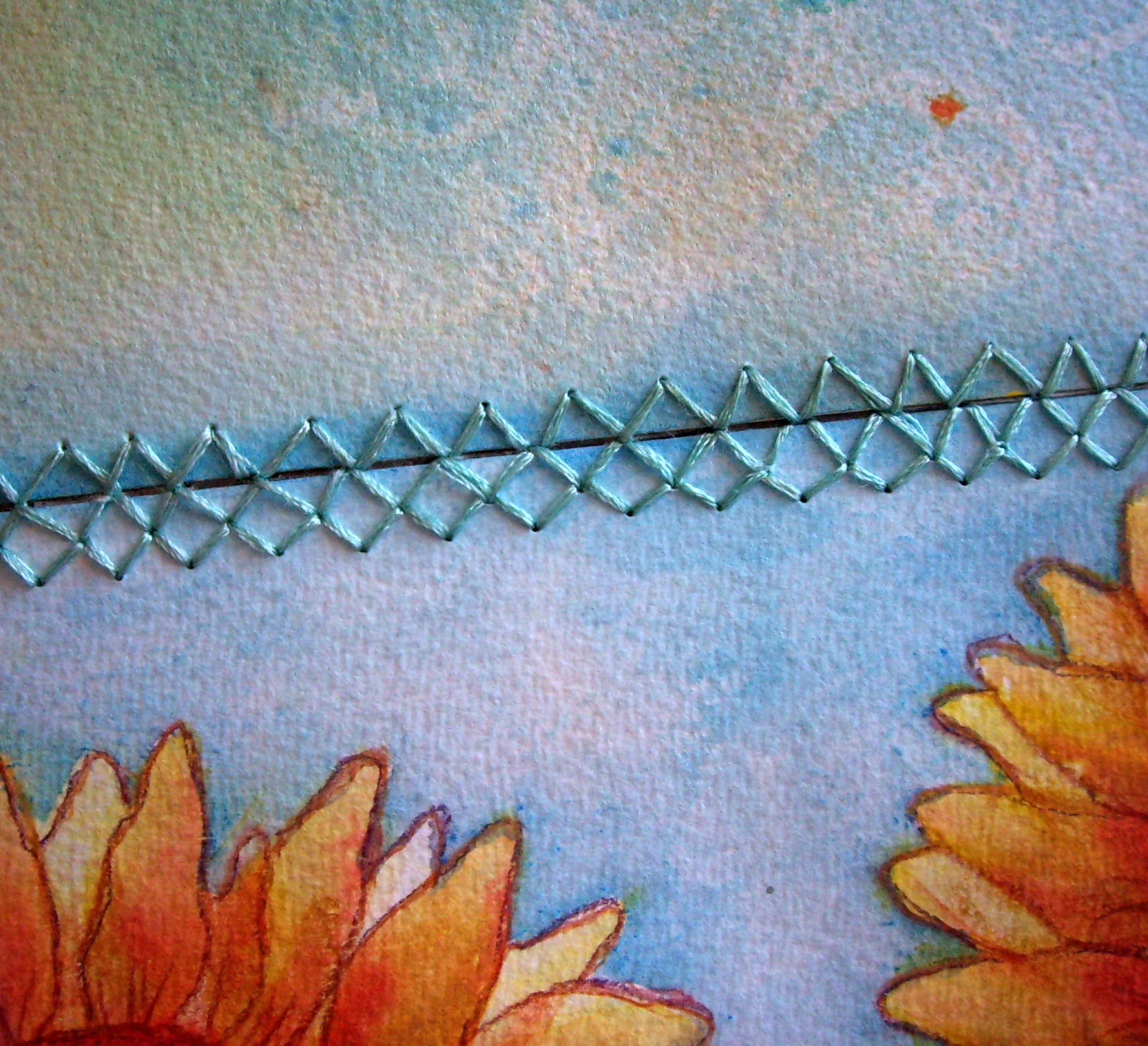 Creative days: Sewing on paper