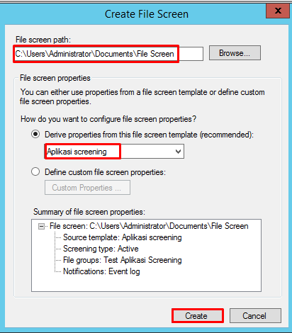 Mengkonfigurasi File Server