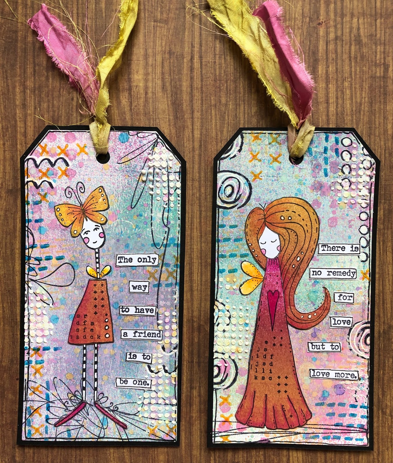 Treasured Moments of Inspiration: Angel Tags for That's Crafty