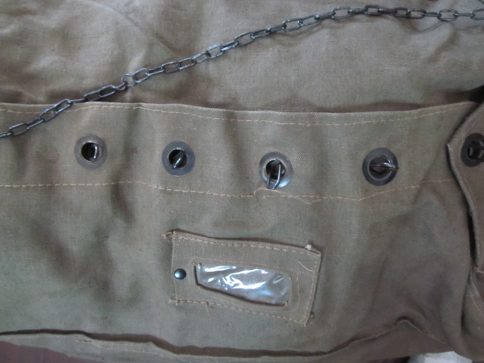 Webbingbabel: Italian Army Cotton canvas Kit Bag 60s