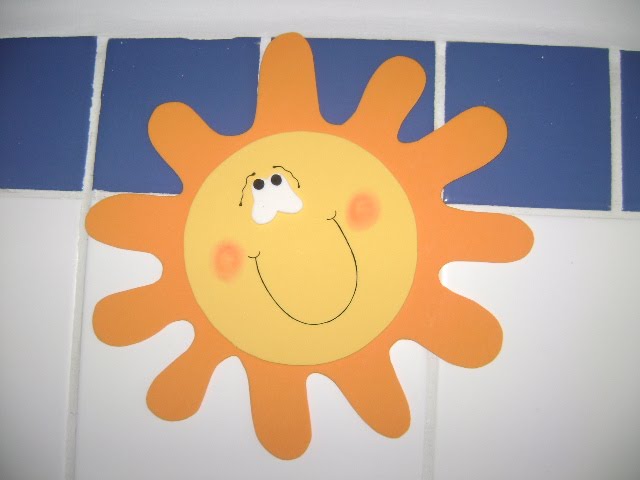 Decoração em EVA: Sol