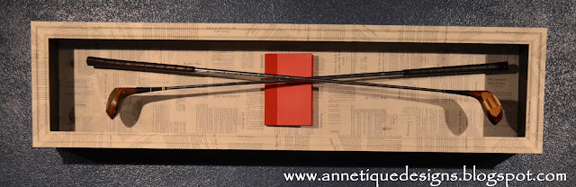 AnneTique Designs: Hand Painted Console and our Shadow Box