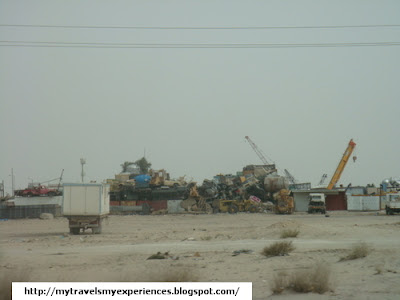 My Travels,My Experiences: Visit to Amghara:Kuwait's favorite scrap yard.