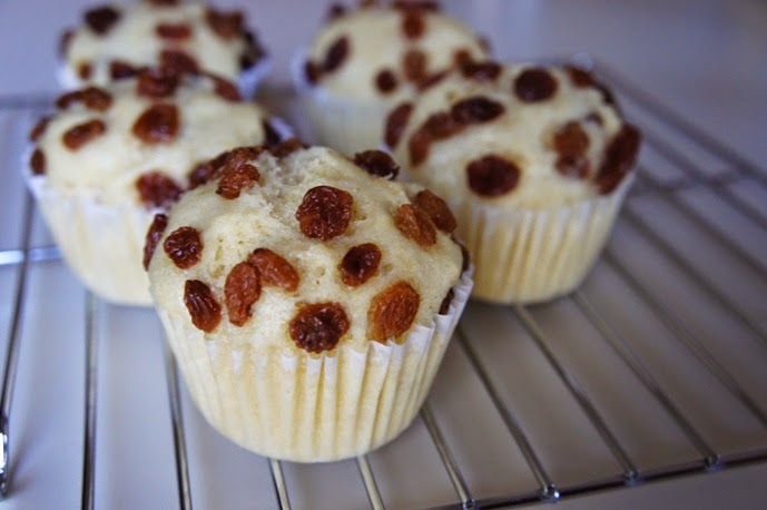 Mushi-Pan - Steamed Bread with Brown Sugar & Raisins