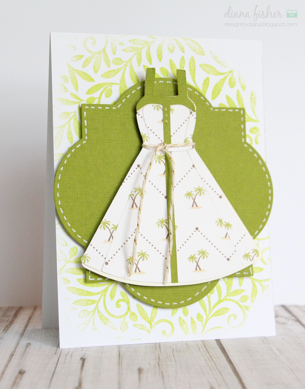 Samantha Walker's Imaginary World: Dress card by Diana