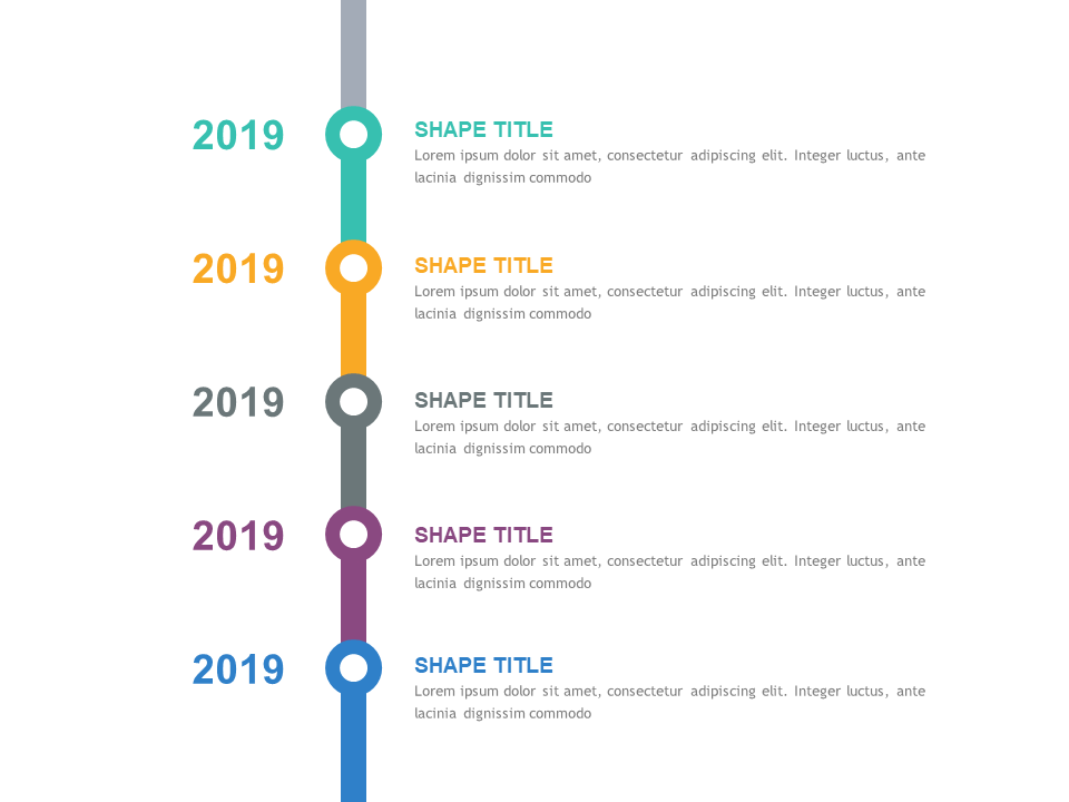 Timeline Years Summary PowerPoint Templates - PowerPoint Free