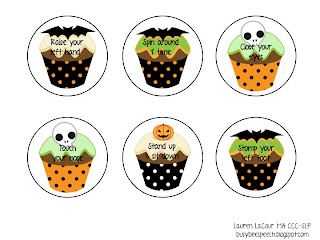 Busy Bee Speech: Halloween Following Directions & Reinforcement