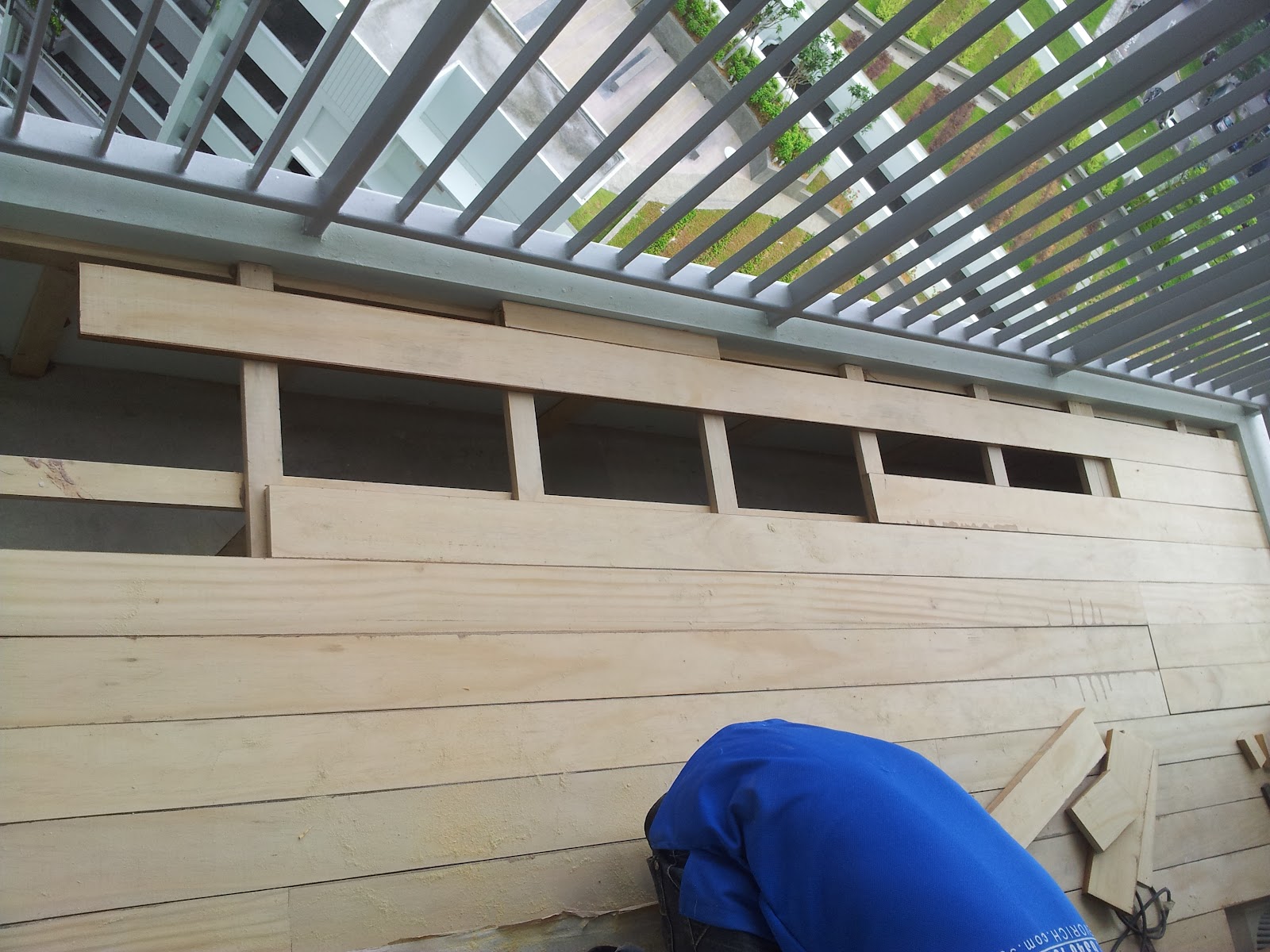 Somewhere Over the Rainbow: Path to a HDB Tai-tai: Balcony Decking