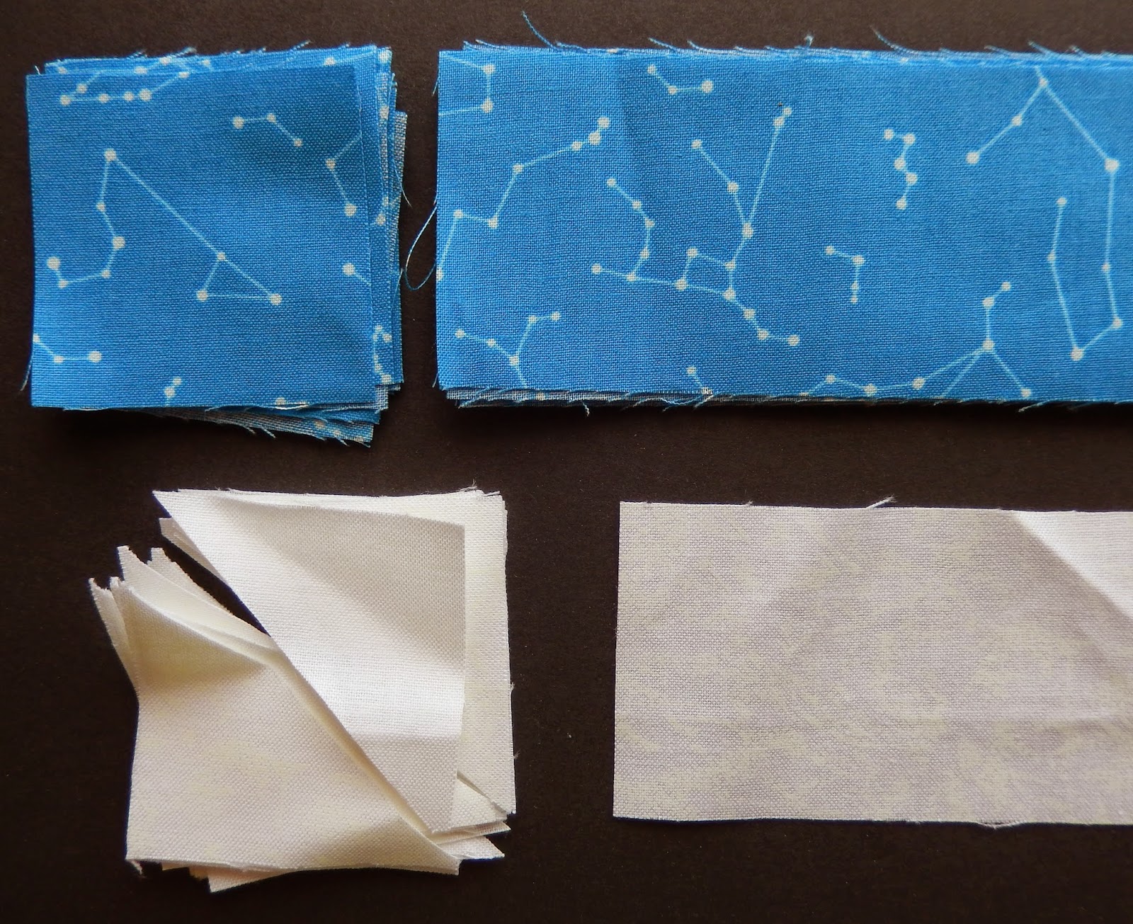 Quilting Mod : Constellation Quilt Along Part I: Wonky Stars