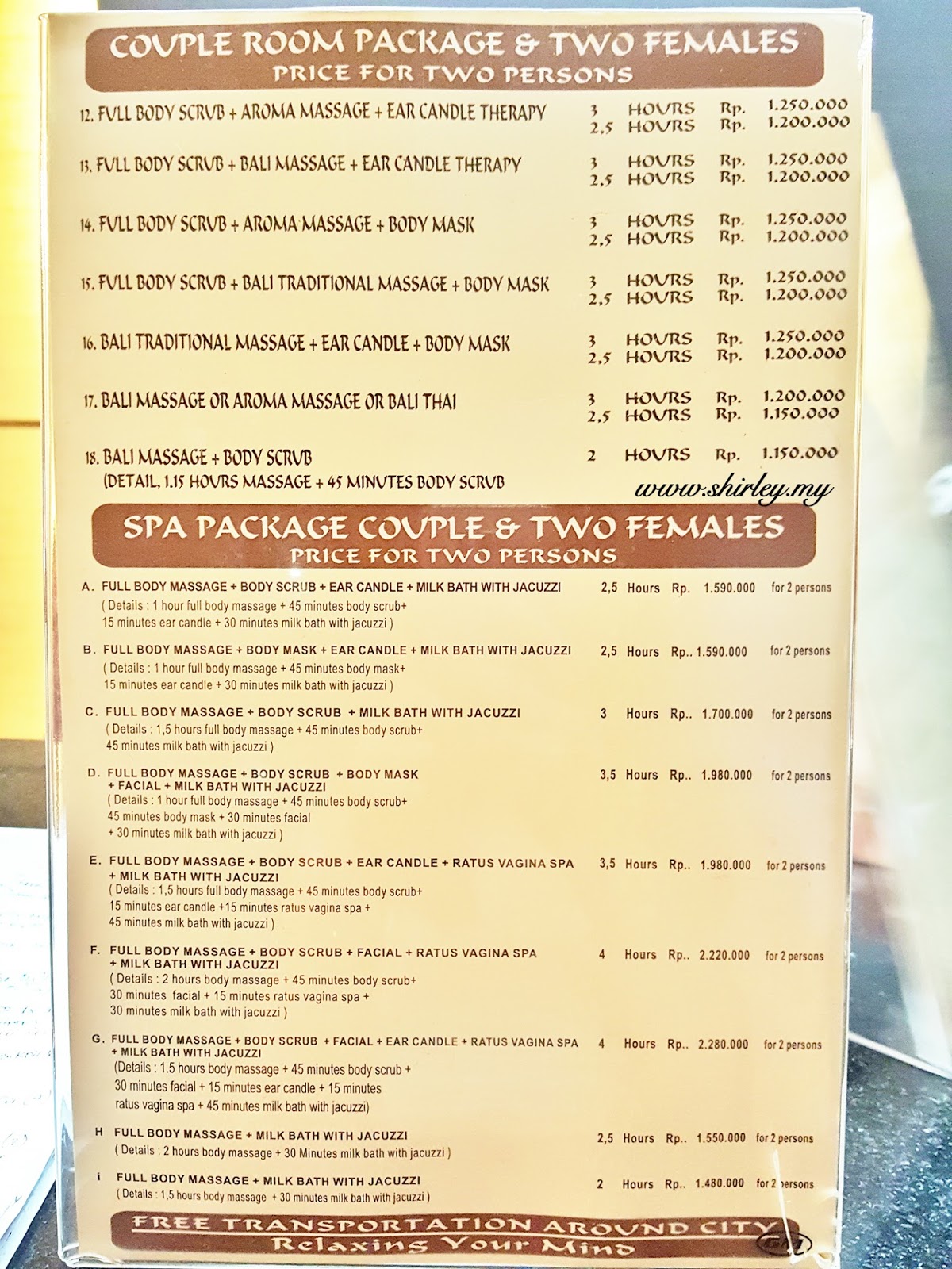 Majesty Spa & Massage, Batam, Indonesia - Shirley.my