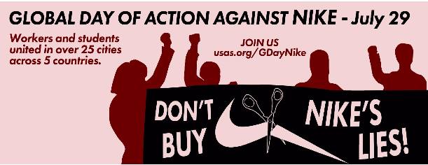 Oregon Socialist Renewal: Global Day of Action Against Nike On July 29 ...