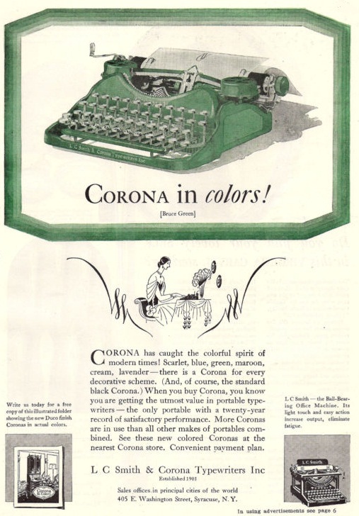 oz.Typewriter: Flash Typewriters, Flash Cars: 1928-1968