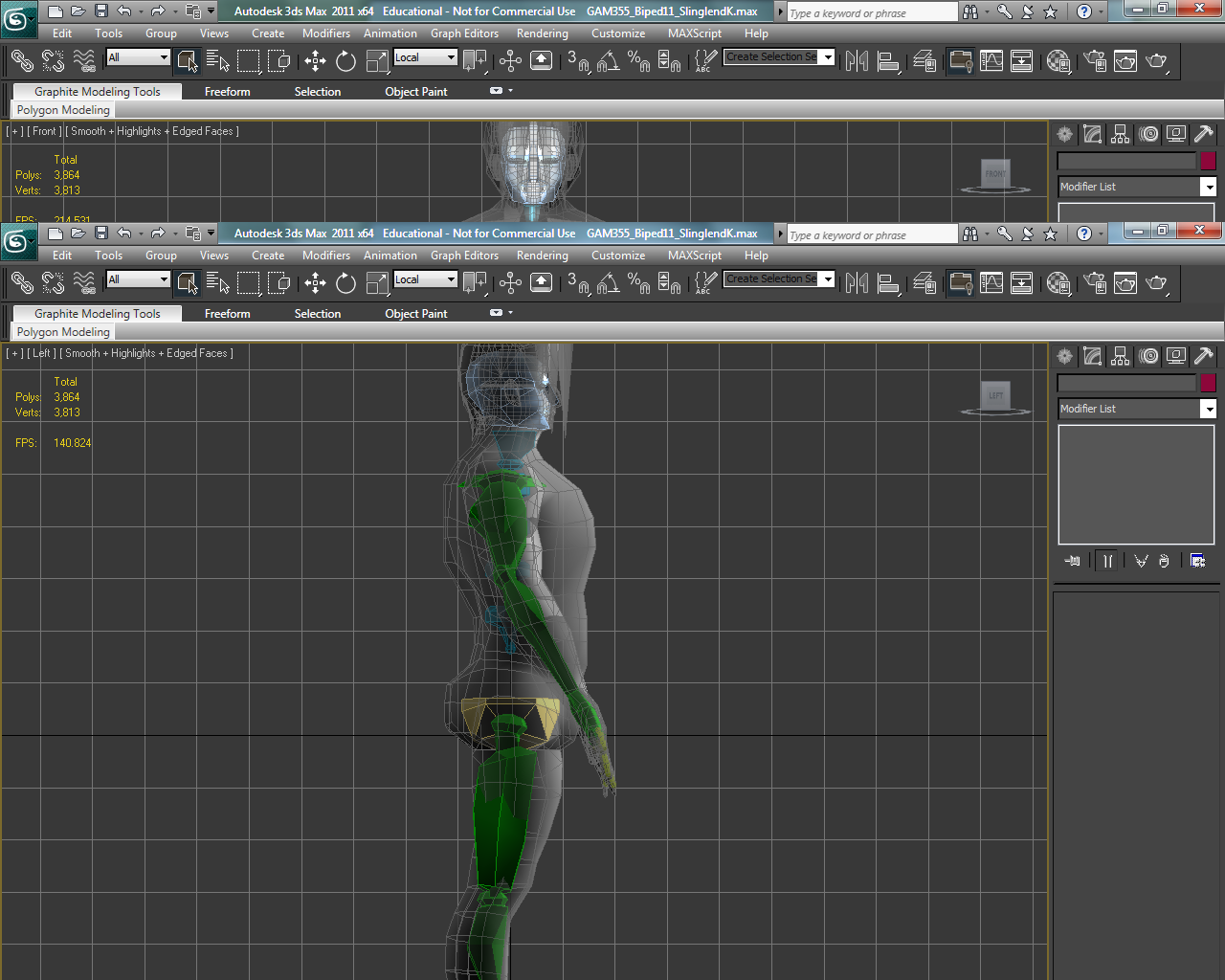 Process to the Super Hero Character: Modeling III: Process 15 - Biped
