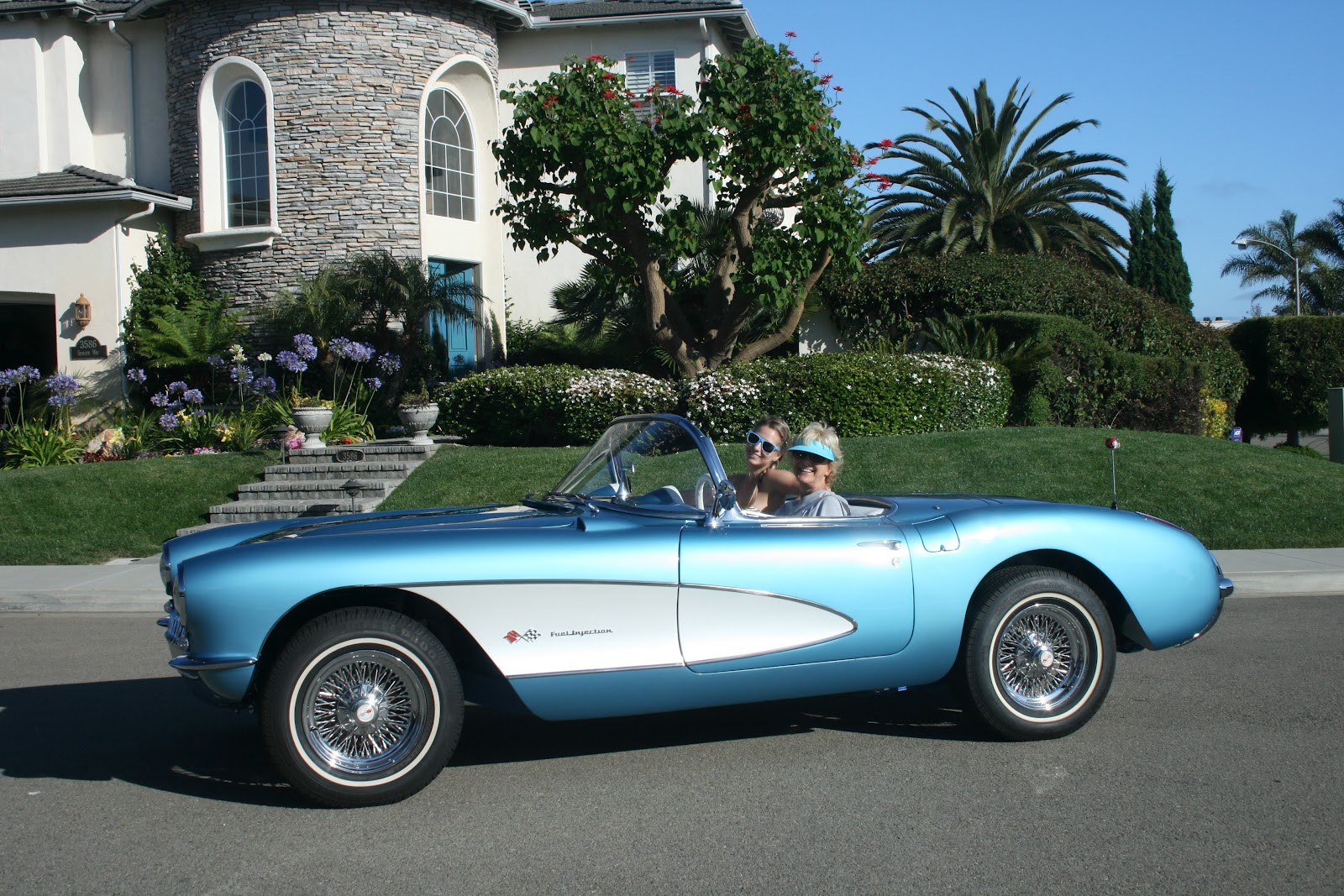 Cary's Corvettes: First Photos of Nan Actually Driving Nan's 56
