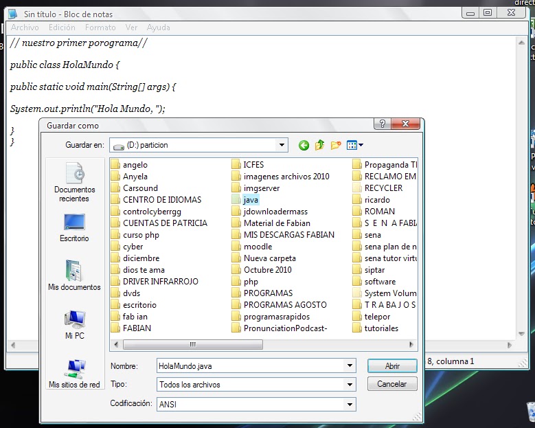 INTRODUCCION A JAVA: INSTALACION DE JAVA EN TU PC