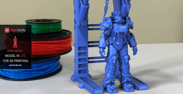 T-60 Power Armor, Fallout 4 STL files | 3D Printable Designs by Jamy